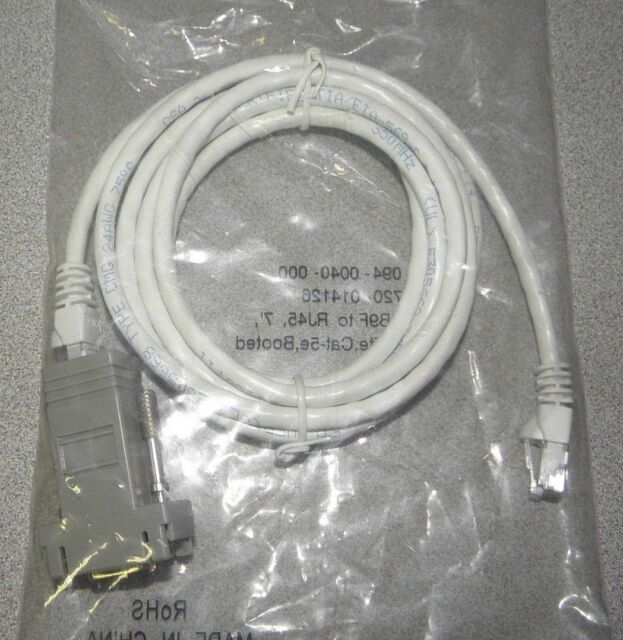 Genuine Juniper Networks Serial Console Cable Db9f to Rj45 094-0040-000 ...