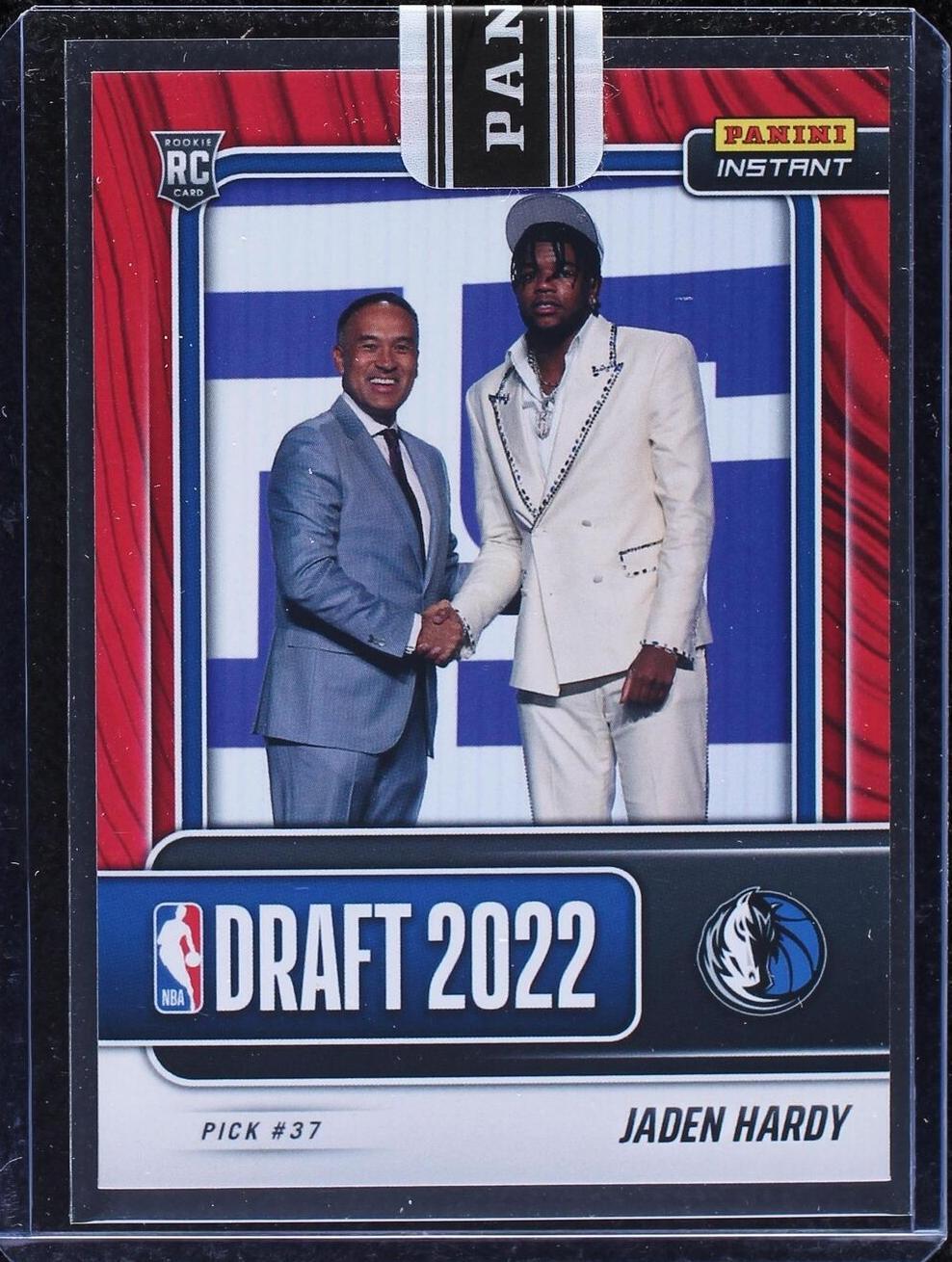 2022-23 Panini Instant - Draft Night 2022 Jaden Hardy #DN24 Red /25 (RC ...