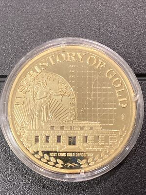 U.S. History Of Gold Collector Coin 24k Gold Plated | eBay