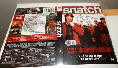 JASON STATHAM Signed Autographed SNATCH Movie DVD Cover Beckett COA | eBay