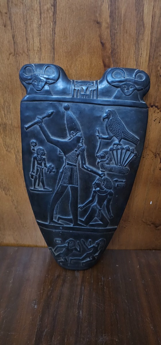 Palette Of Narmer Basalt Hand Carved Narmer Palette | Nobles Art