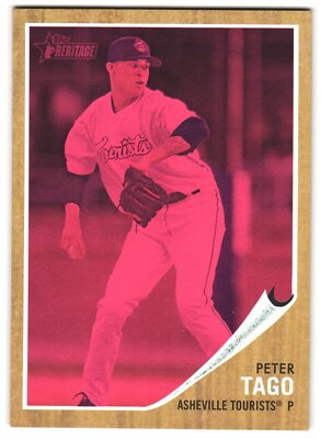 Peter Tago 2011 Topps Heritage Minor League Red Tint #31 SN620 | eBay