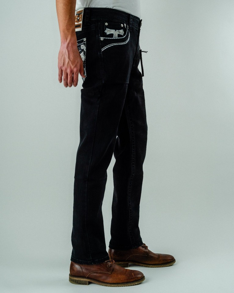 Western Bull Jeans Men’s Denimwear Black A03 | eBay