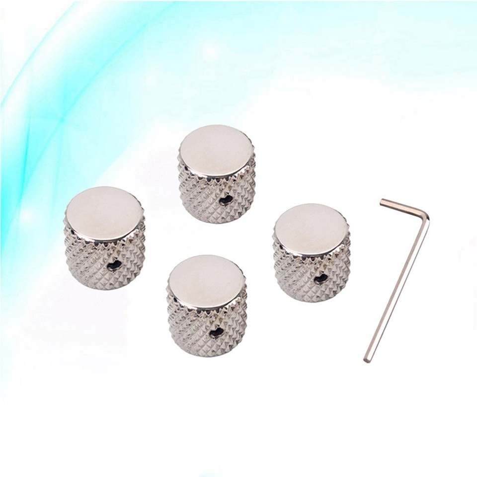 4PCS Guitar Control Knob Guitar Tuning Knobs Electric Bass Volume ...