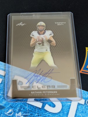 NATHAN PETERMAN 2017 Leaf Trinity Rookie on-card AUTO / AUTOGRAPH | eBay