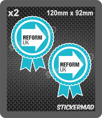 Nigel Farage Reform UK Stickers Prime Minister Election Campaign UKIP ...