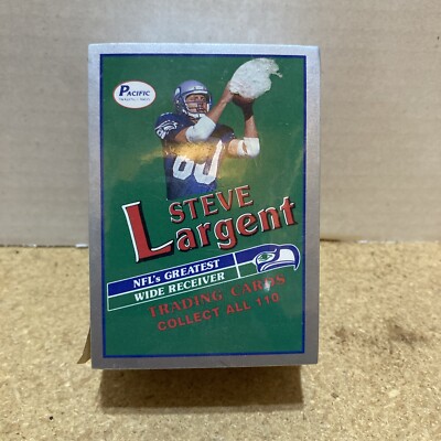 1989 Steve Largent Pacific 110 Card Set Complete Unopened | eBay