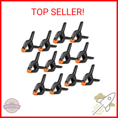 Spring Clamps 12 Packs, Spring Clips 3.5 inch Spring Clamp for Crafts ...