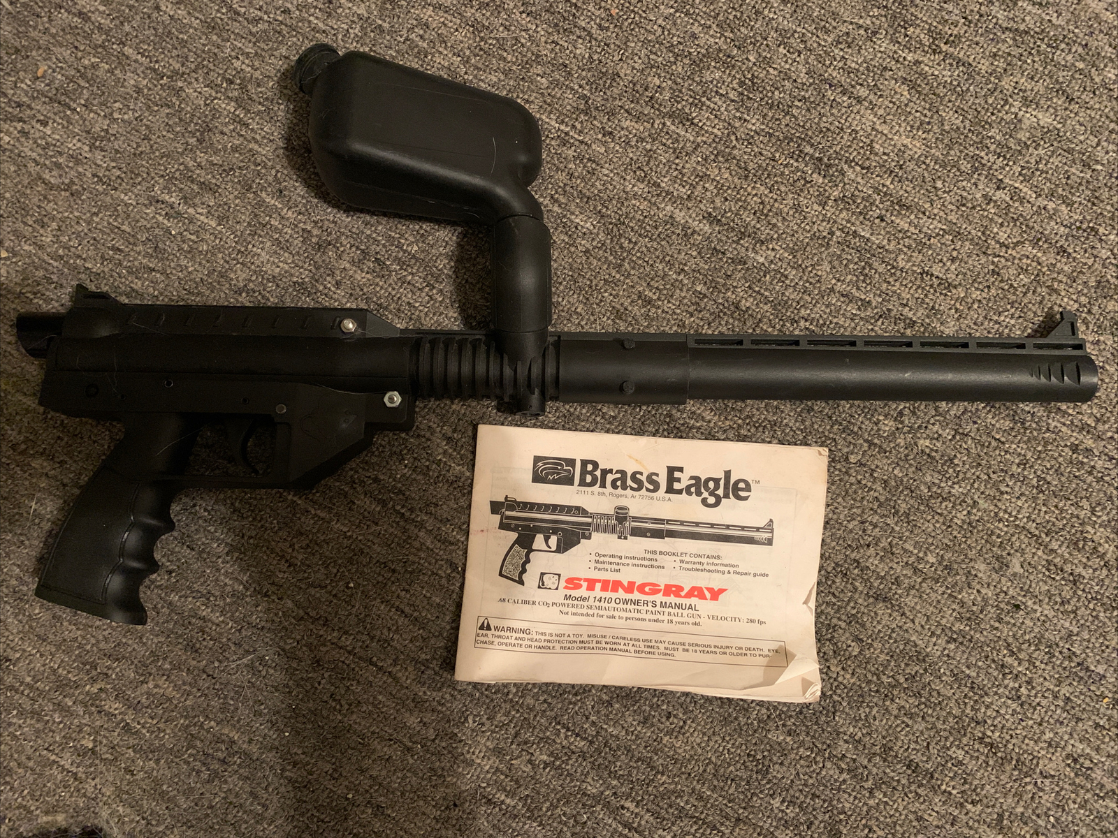 Brass Eagle Stingray Paintball Marker | eBay