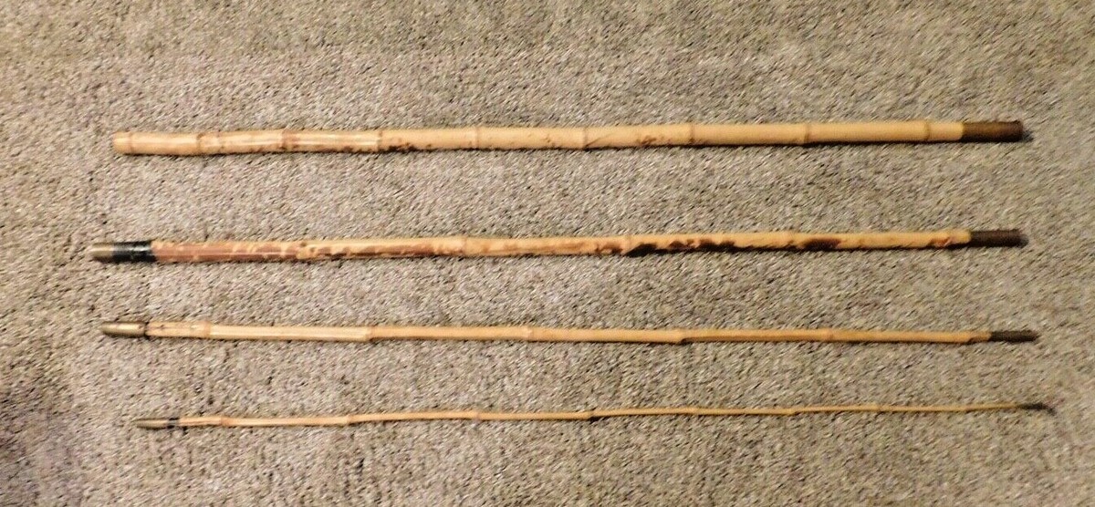 Antique Bamboo Fishing Poles Ebay