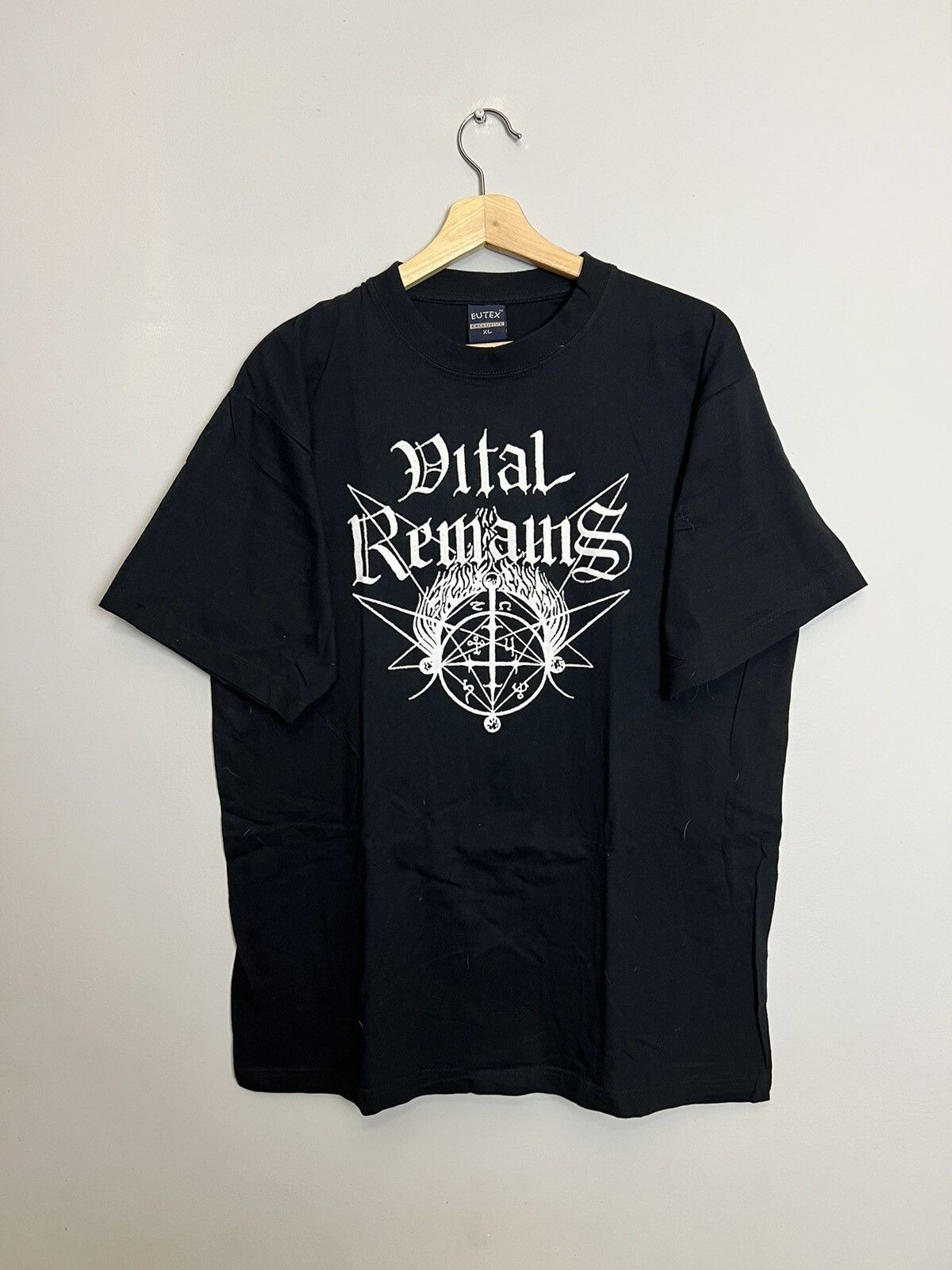 Rare Vintage 90s Vital Remains Logo Death Metal Band … - Gem