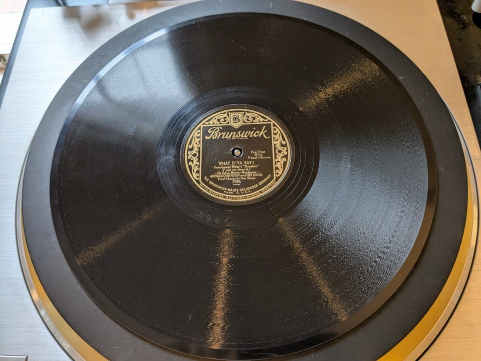 Arnold Johnson Brunswick 3986 I'm On The Crest Of A Wave Jazz 78 Jack ...