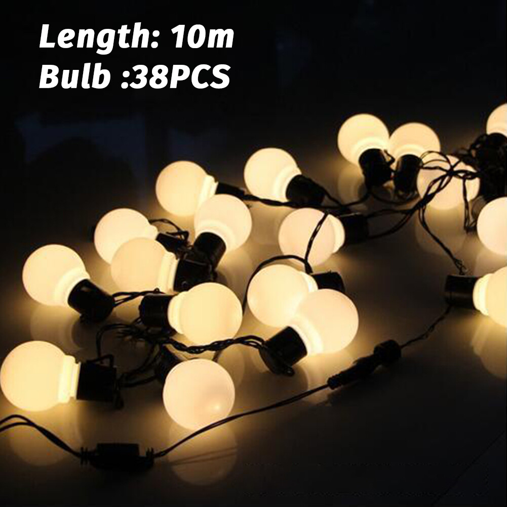 10M Indoor Outdoor Cafe Party IP44 Waterproof Connectable LED Bulb ...