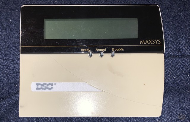 DSC Security System Maxsys Lcd4501z LCD Alarm Keypad 4501Z for sale ...