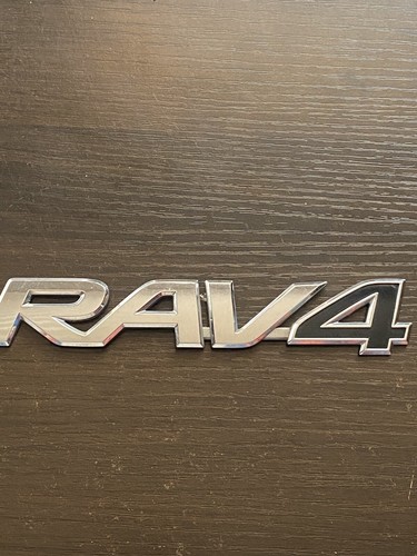 OEM 13-16 Toyota Rav4 Back Door Emblem 754310R010 Silver/Black | eBay
