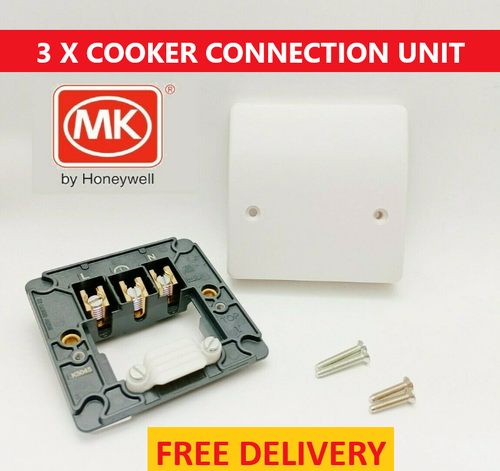 MK 45A Cooker Cable Outlet Connection 45 amp Outlet Appliance Cooker ...