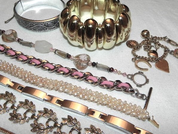 Vintage To Current 10 Bracelet LOT: Edforce Monet Chain, W Germany ...