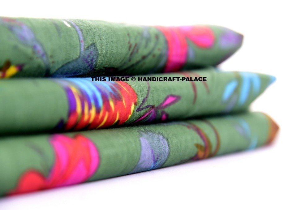 100% Cotton Fabric Hand Print Sewing Dressmaking Clothes Handmade DIY ...