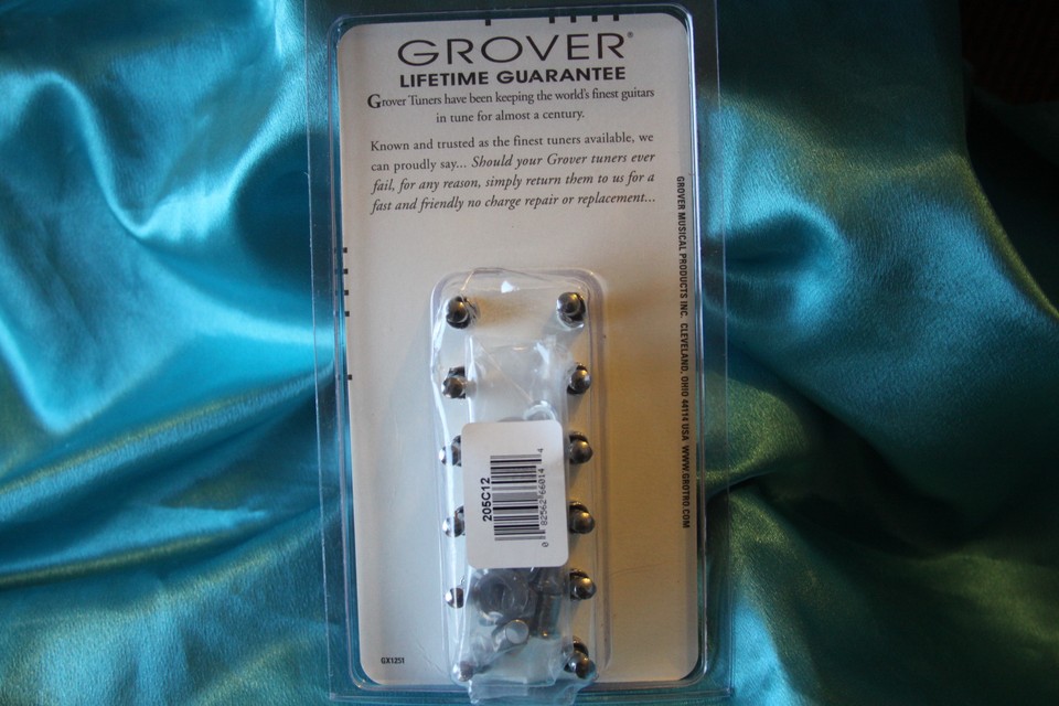 Grover Mini Rotomatic(R) Tuners, Chrome, 12 String Set, 205C12 | eBay
