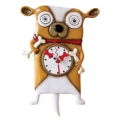 Allen Design Studio Wall Clock: Roofus Dog, Item# P1290 | eBay