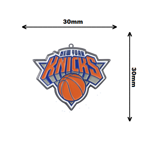 New York Knicks Team Logo Pendant Necklace on a 3mm Stainless-Steel ...