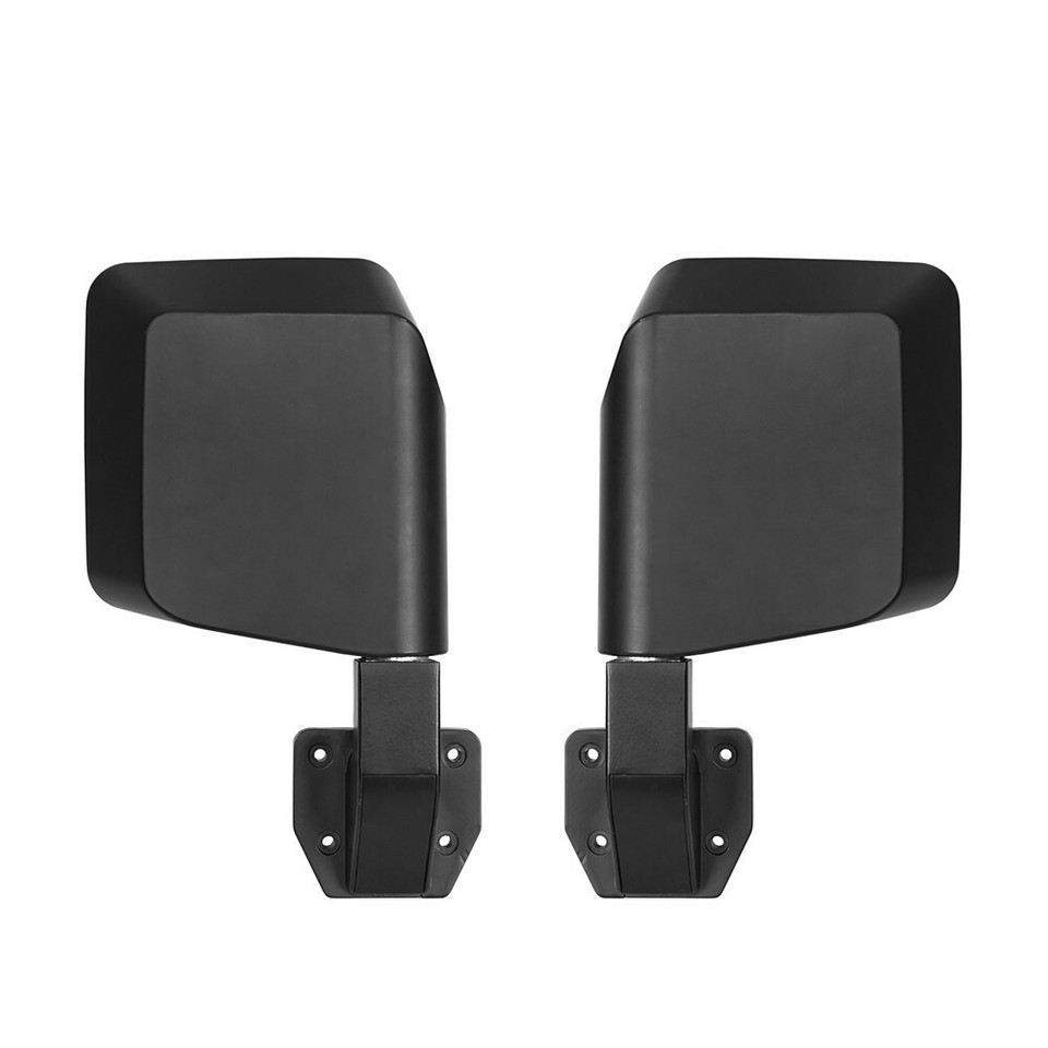 Rock Crawler Tube Door + Rear View Mirror Set for 07-18 Jeep Wrangler ...