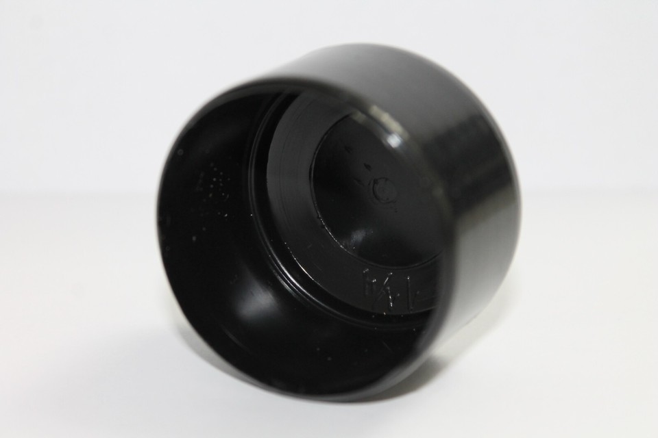 Exsternal Round Plastic End Cap Black,Caps Tube Pipe | eBay UK