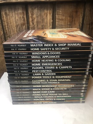 LOT: 19 VTG Time Life Home Repair Improvement Fix It Yourself Books ...