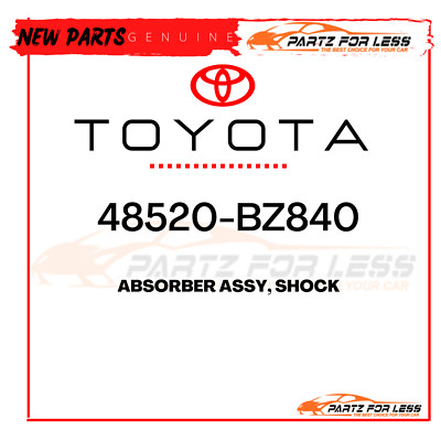 48520-BZ840 TOYOTA GENUINE Rush ABSORBER ASSY, SHOCK 48520BZ840 NEW OEM ...