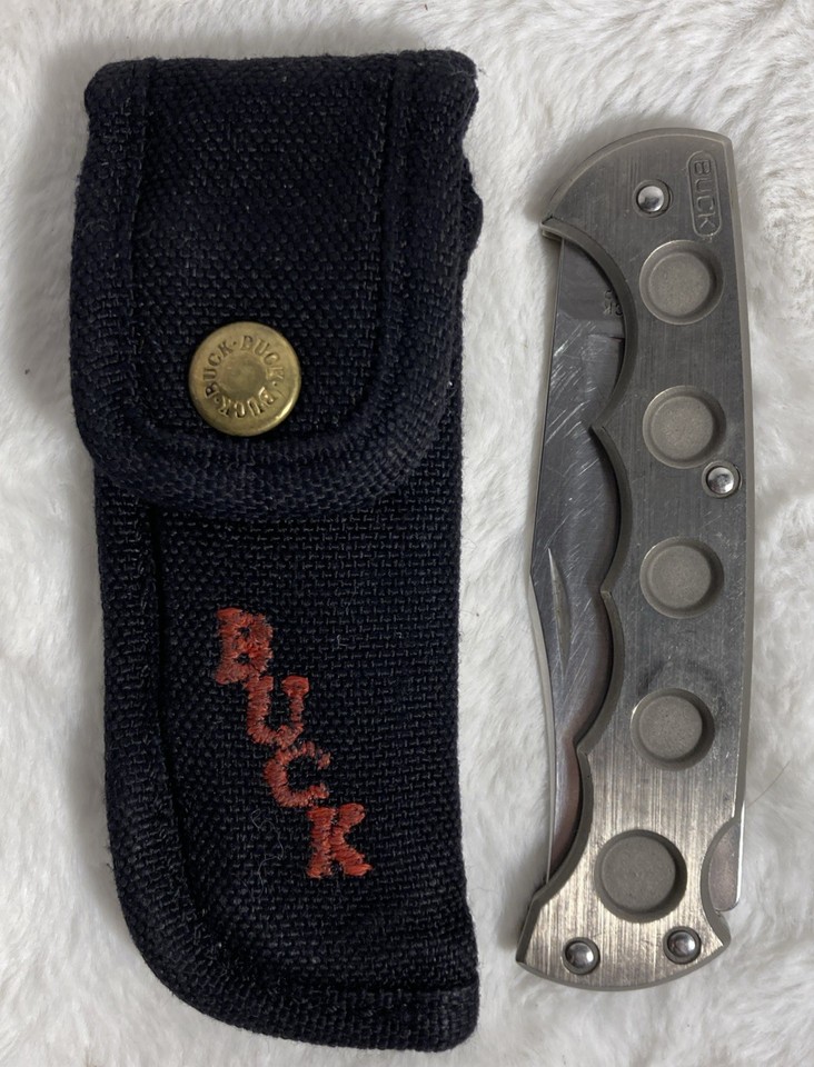 VINTAGE BUCK 560 TITANIUM FOLDING LOCK BLADE KNIFE | eBay