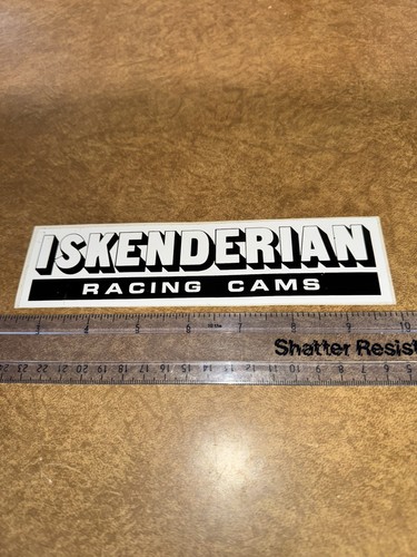 Vintage Iskenderian Black Sticker 1970s NHRA OCIR | eBay