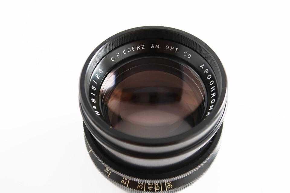 Goerz Apochromat Red Dot Artar 14 In F 9 Large Format Camera Lens | eBay