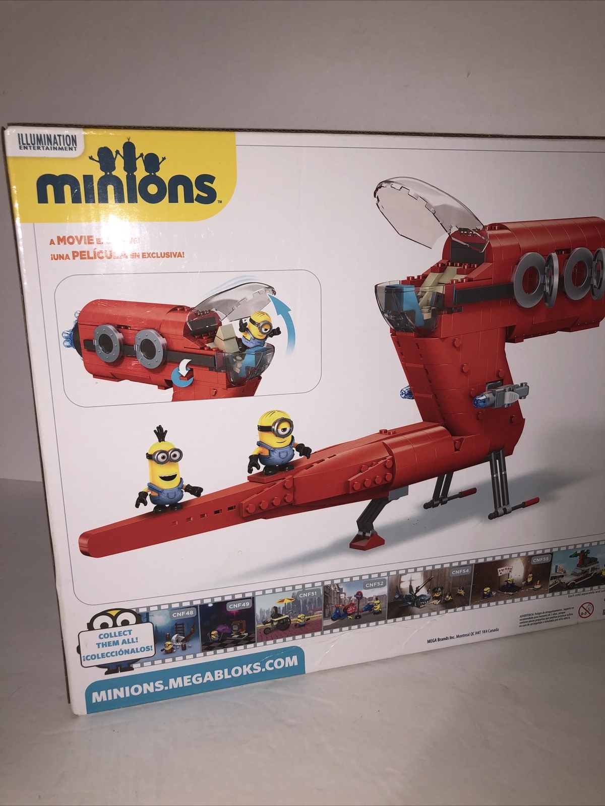 Mega Bloks Minions Supervillain Jet Super Villain Jet 472 Piece Brand ...