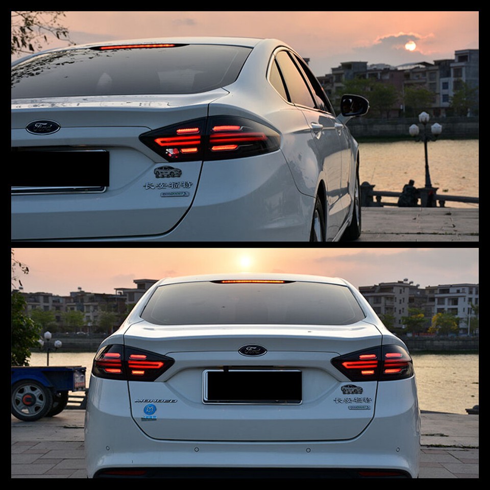 LED Tail Lights for 2013-2020 Ford Fusion Start-up Animation Rear Lamps ...