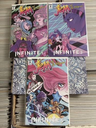 JEM AND THE HOLOGRAMS INFINITE #1 2 3 COMPLETE MINI-SERIES 2017 IDW ...