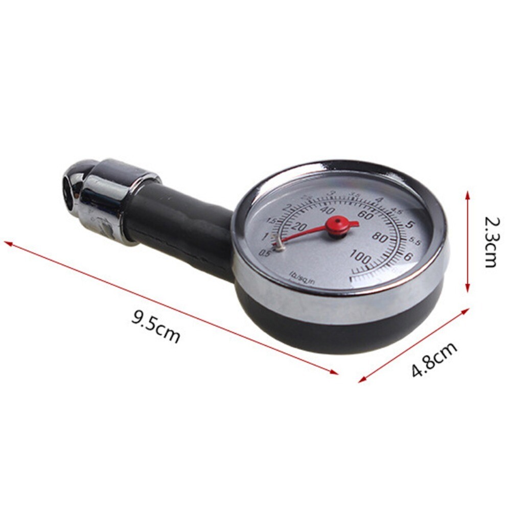 Mini Dial Manometer Metal Air Pressure Meter Tester Tyre Meter | eBay