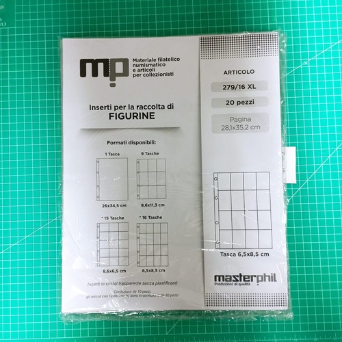 MasterPhil Art. 279/16 XL - Pages with 16 VERTICAL pockets - size 6.5×8.5 ... | eBay