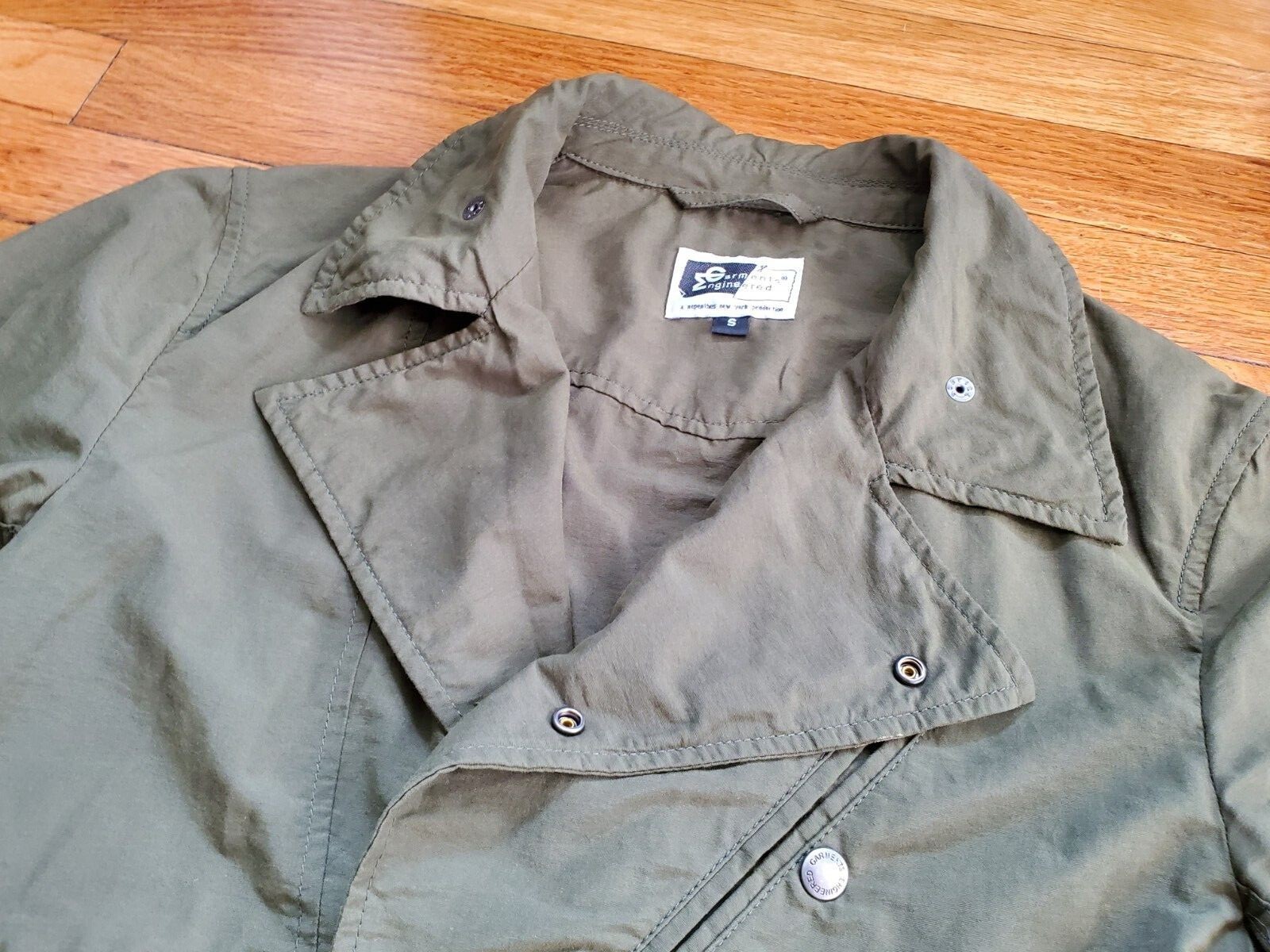 Engineered Garments Explorer Jacket in Olive Nyco, Sm… - Gem