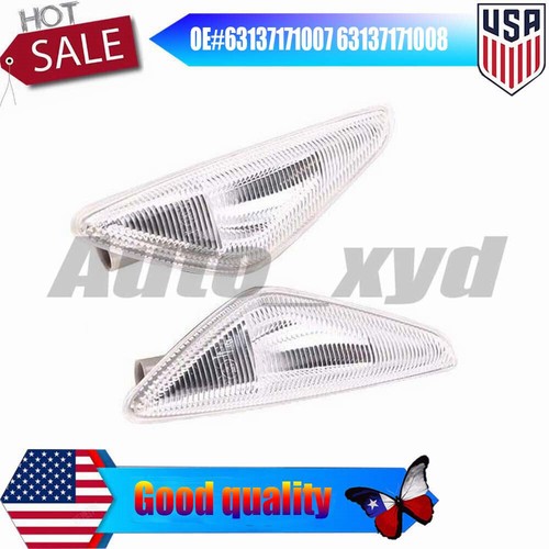 63137171007 63137171008 L+R Fender Side Marker Turn Signal Light For ...