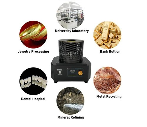 1KG/2kg/3kg Gold melting machine gold induction smelting machine 1600 ...