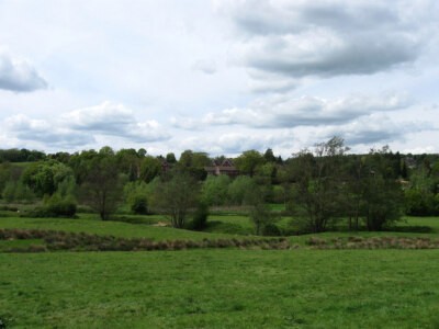 Photo 6x4 Meadows near Darvell Robertsbridge Viewed from the footpath ...