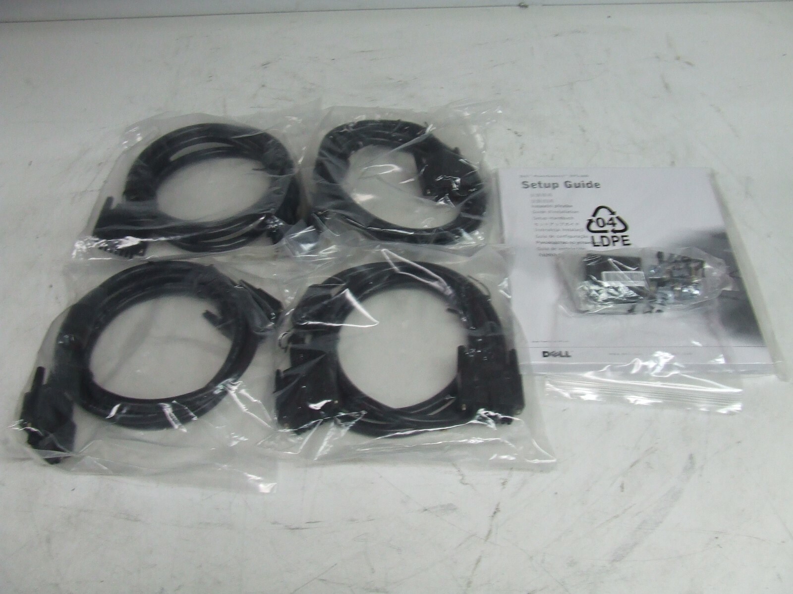 Dell PowerConnect RPS-600 w/ 4 x 2464 14-PIN PSU CABLE E124763-D ...