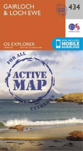Gairloch and Loch Ewe (Map) OS Explorer Active Map 9780319472866 | eBay