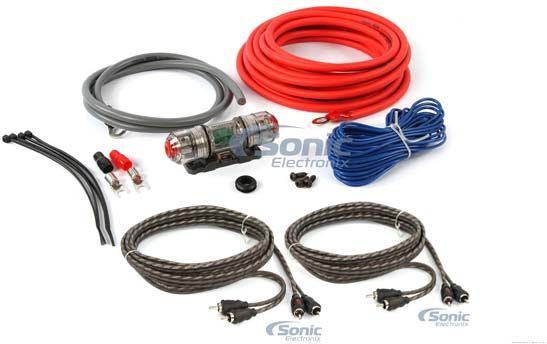 TruConnex TC4KIT-8B by Metra 8 Ga Amplifier Wire Kit + 2 TruConnex TC4KIT-8B by Metra 8 Ga Amplifier Wire Kit + 2