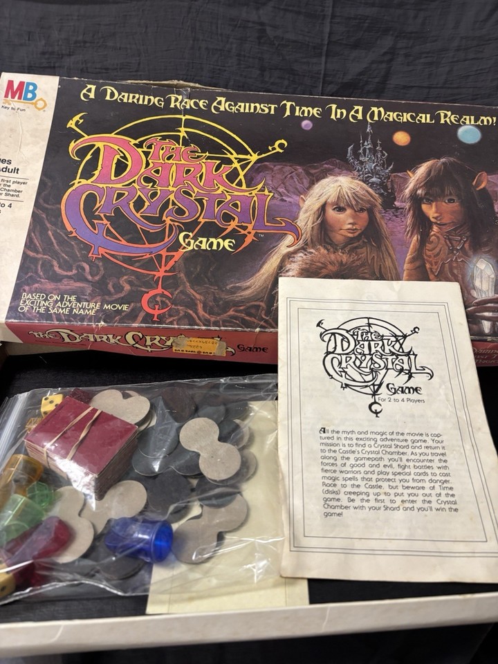 The Dark Crystal Board Game 1982 Preowned Milton Bradley Jim Henson ...