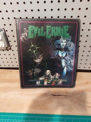 Chaos Comics Evil Ernie Chromium Card Binder With Promo Card Empty | eBay