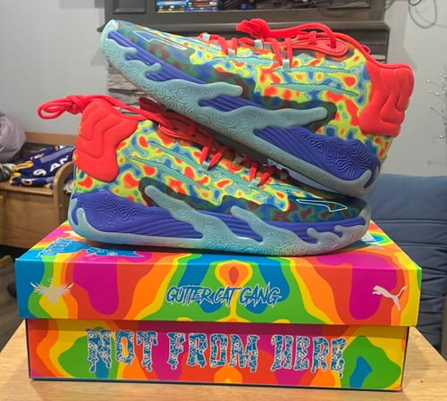 Size 12 PUMA 379231-01 MB.03 *GutterMelo* Puma x Gutter Cat Gang *RARE ...