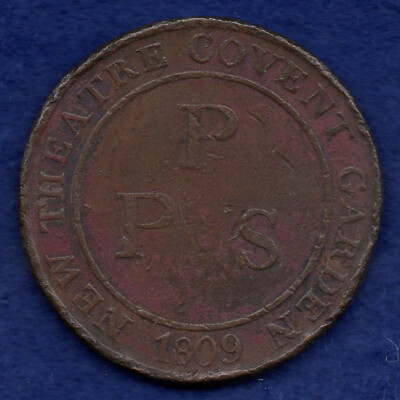 London Covent Garden 1809 New Theatre Pass (Ref. d0530) | eBay