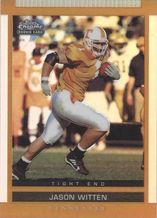 2003 Topps Draft Picks & Prospects - Jason Witten #127 Chrome Gold ...