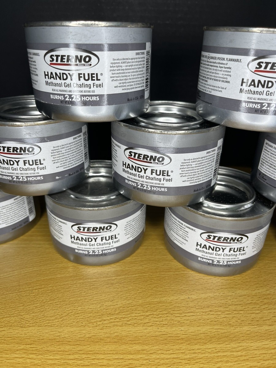 Sterno Methanol Gel Cooking Fuel Food Warming Cans Sterno Fancy Heat ...